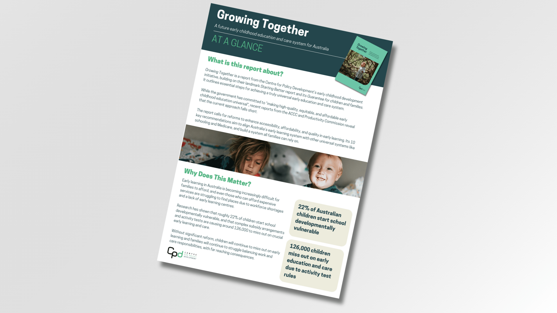 Growing Together: A future universal early childhood education and care ...